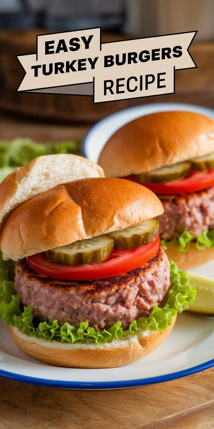Easy Turkey Burgers Recipe