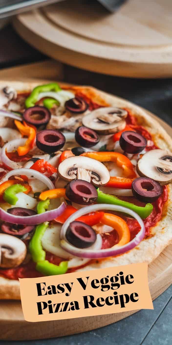 Easy Veggie Pizza Recipe