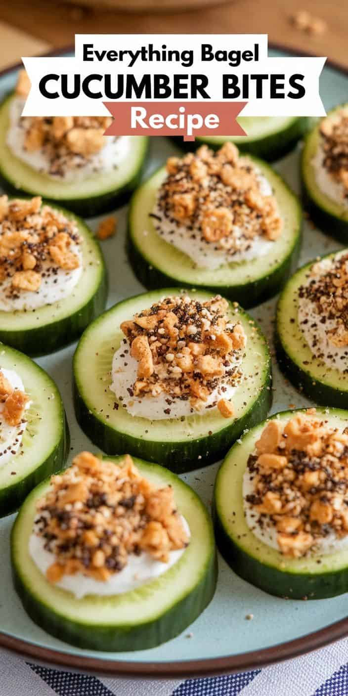 Everything Bagel Cucumber Bites Recipe