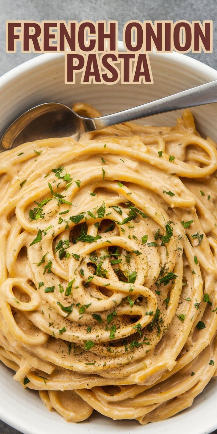French Onion Pasta