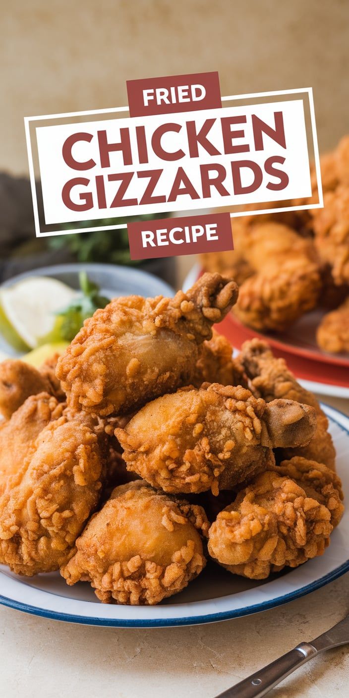 Fried Chicken Gizzards Recipe
