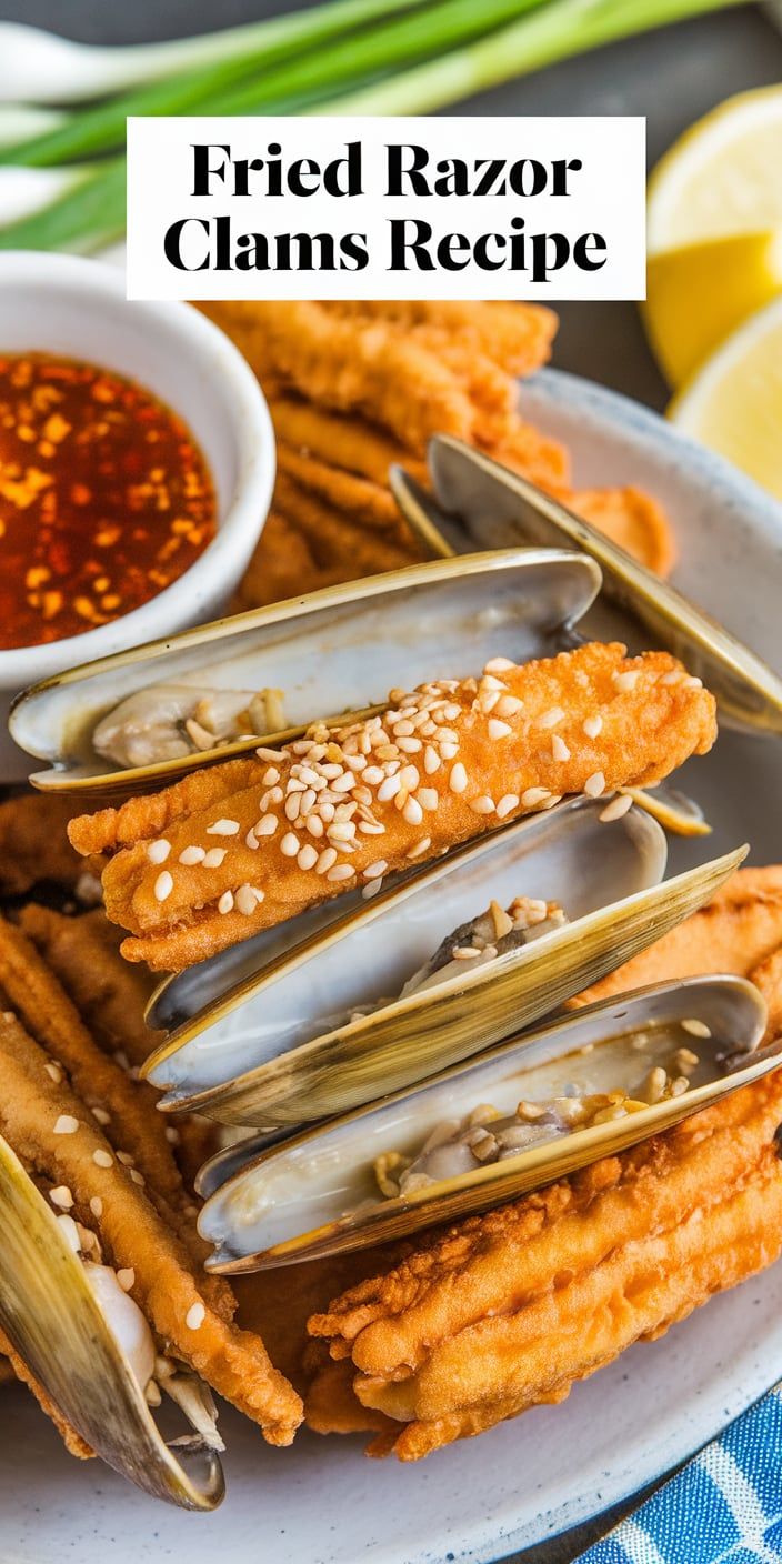 Fried Razor Clams Recipe