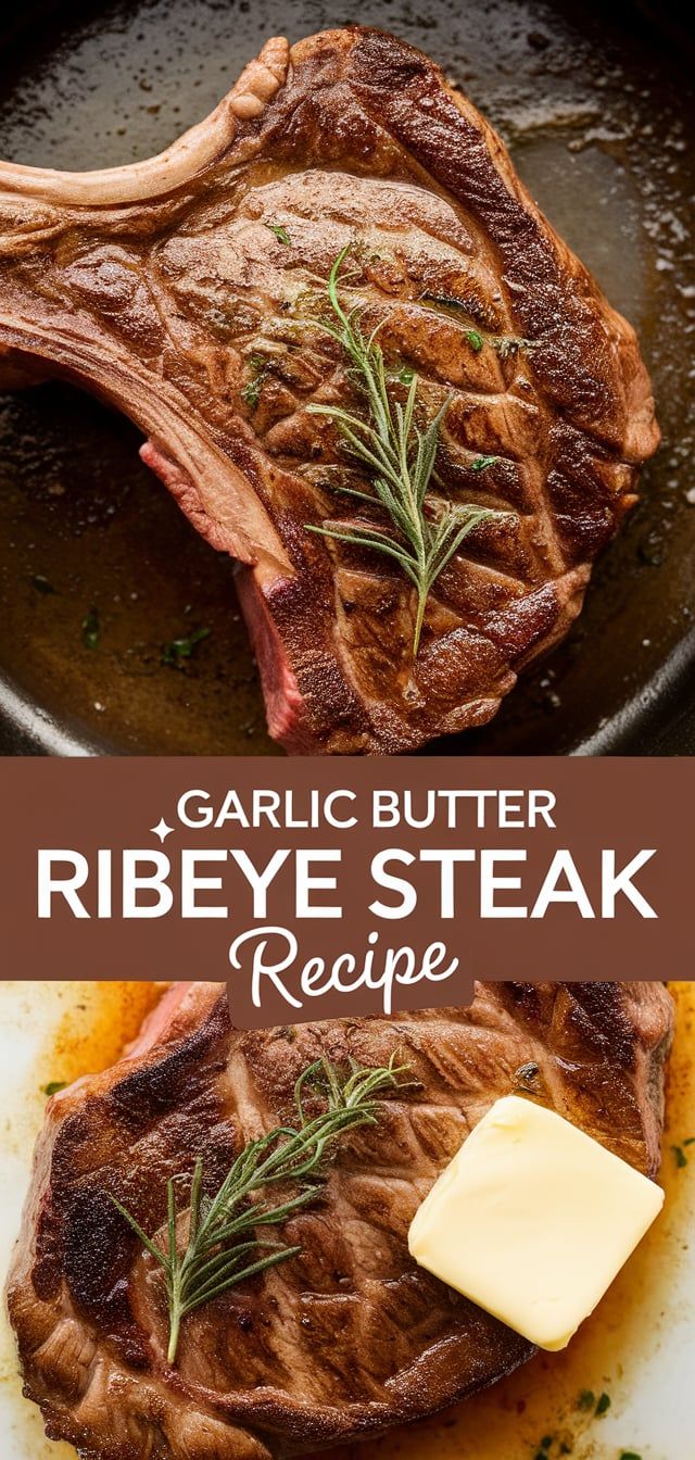 Garlic Butter Ribeye Steak Recipe