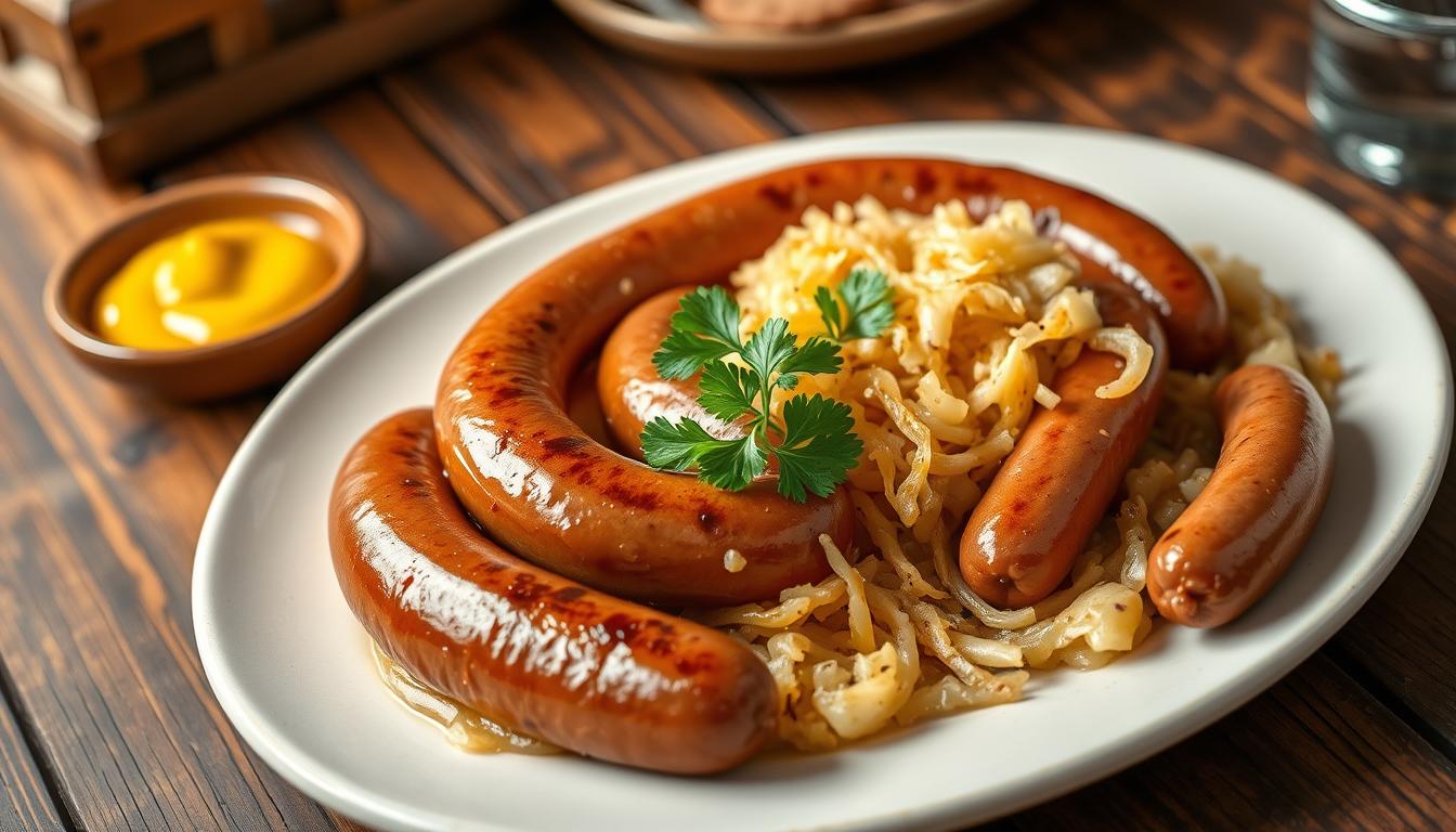 German Sausage and Sauerkraut Recipe
