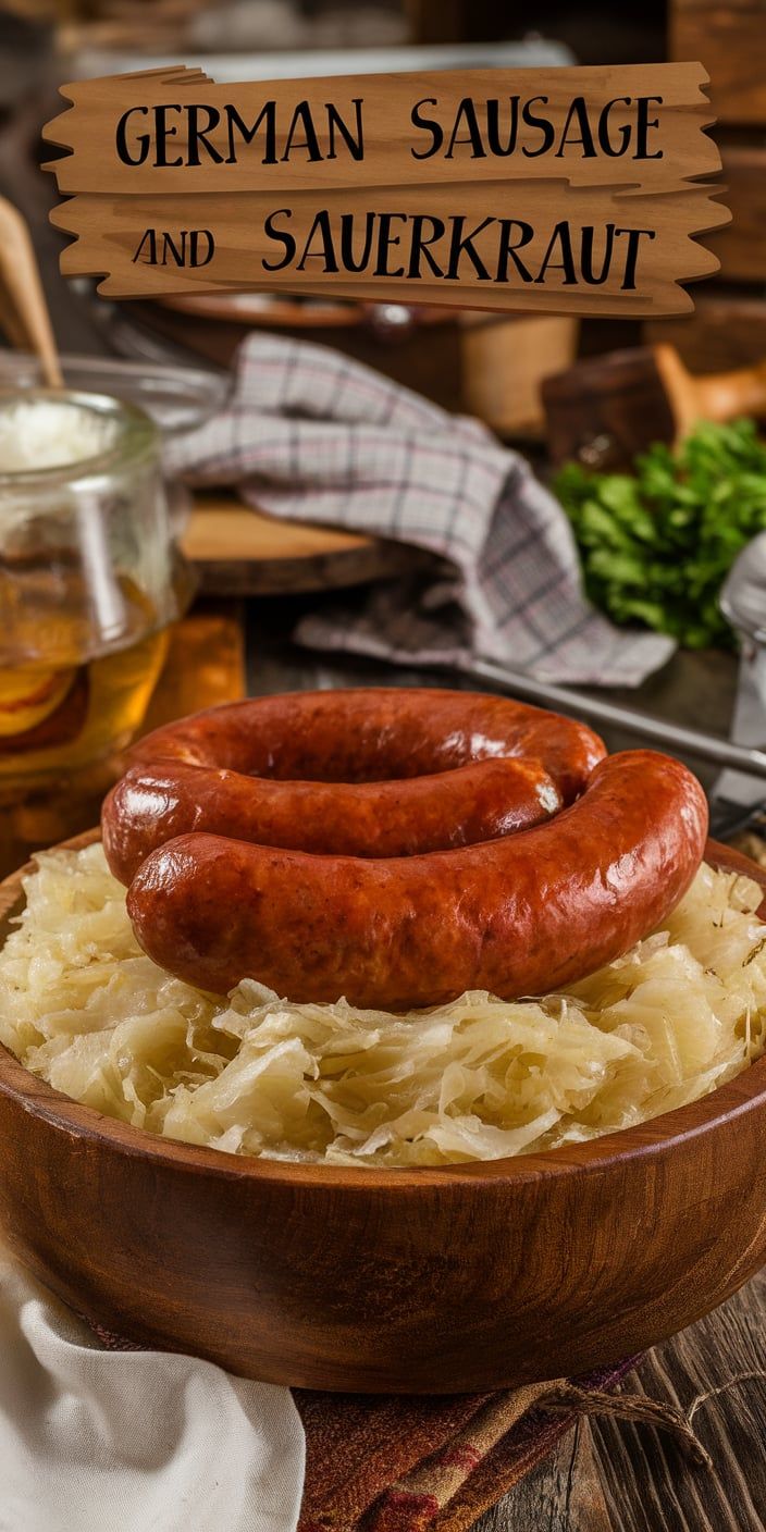 German Sausage and Sauerkraut Recipe