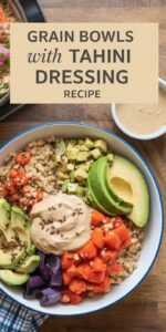 Grain Bowls with Tahini Dressing Recipe