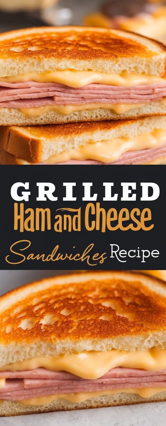 Grilled Ham and Cheese Sandwiches Recipe