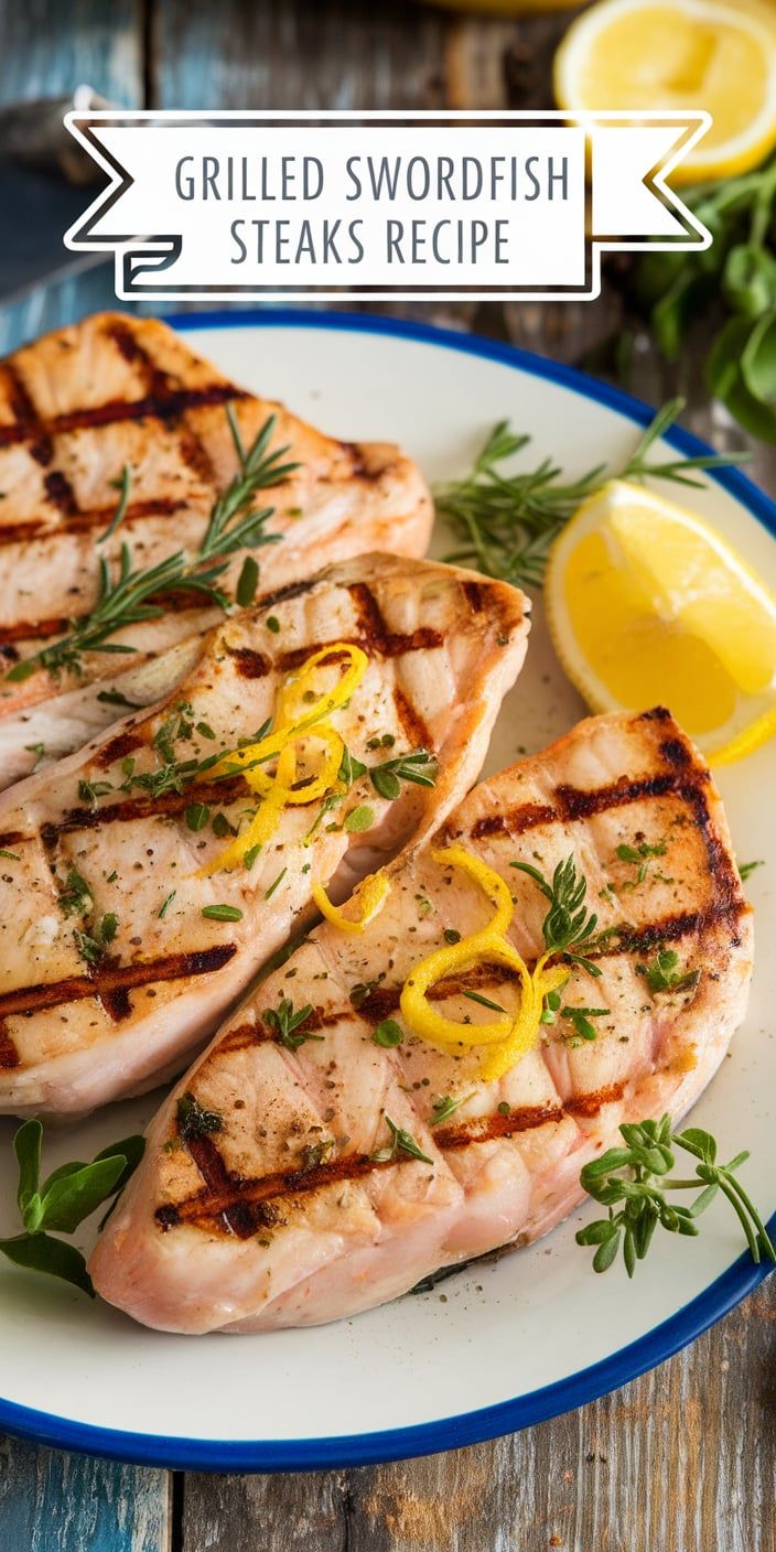 Grilled Swordfish Steaks Recipe