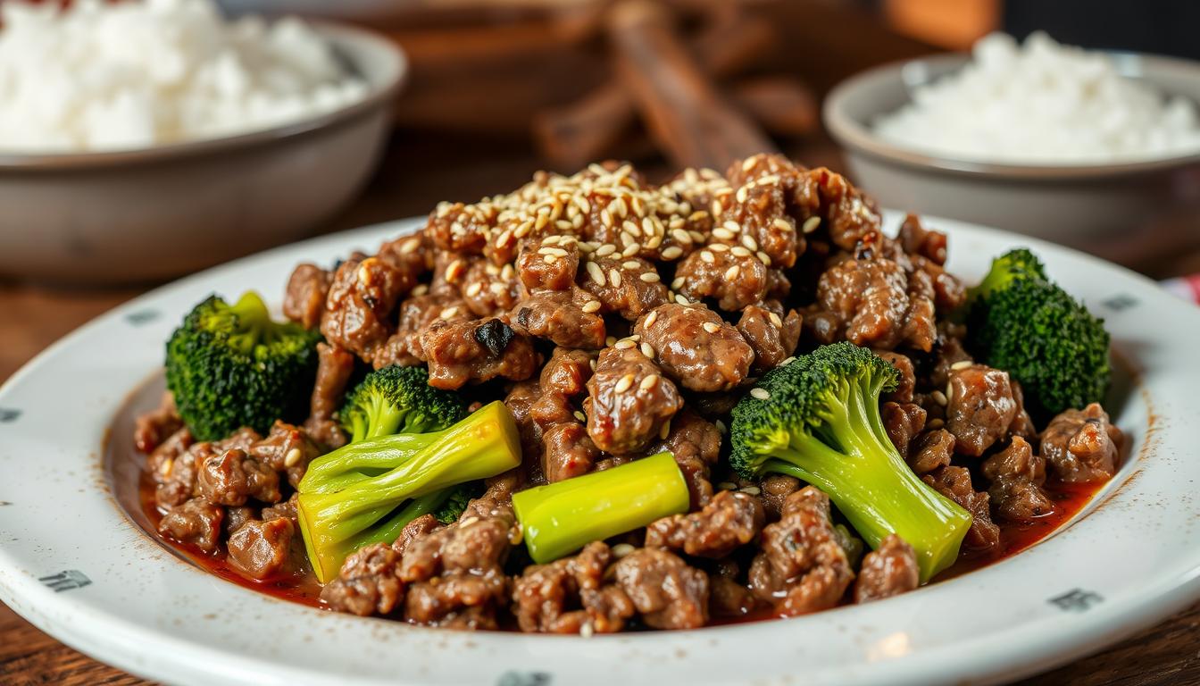 Ground Beef and Broccoli