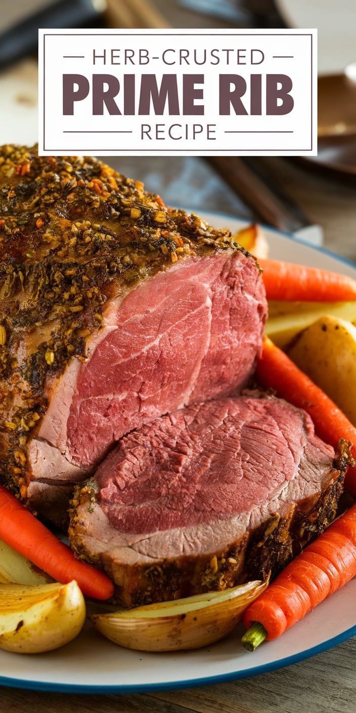 Herb-Crusted Prime Rib Recipe