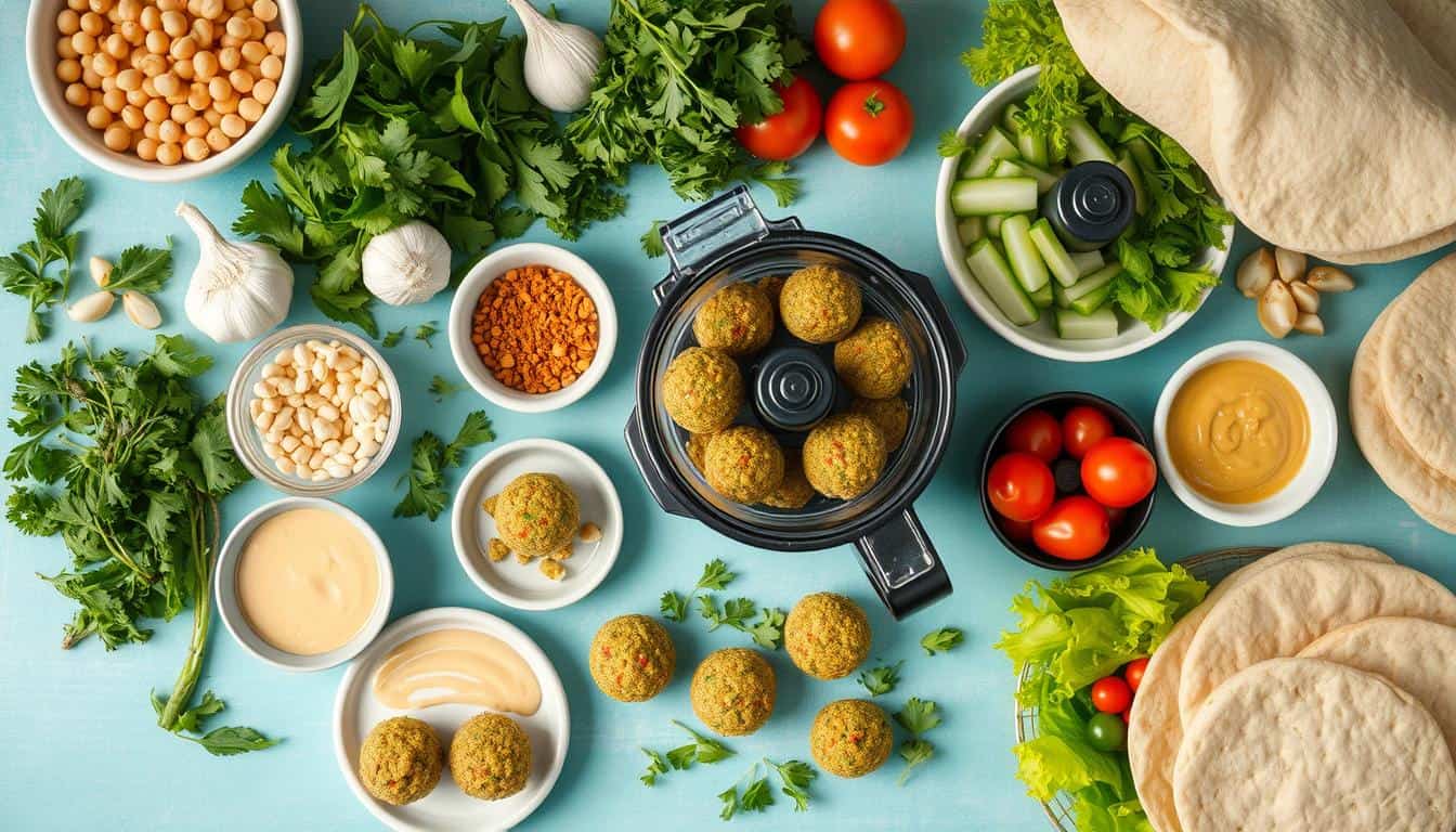 Spicy Falafel Wrap Recipe