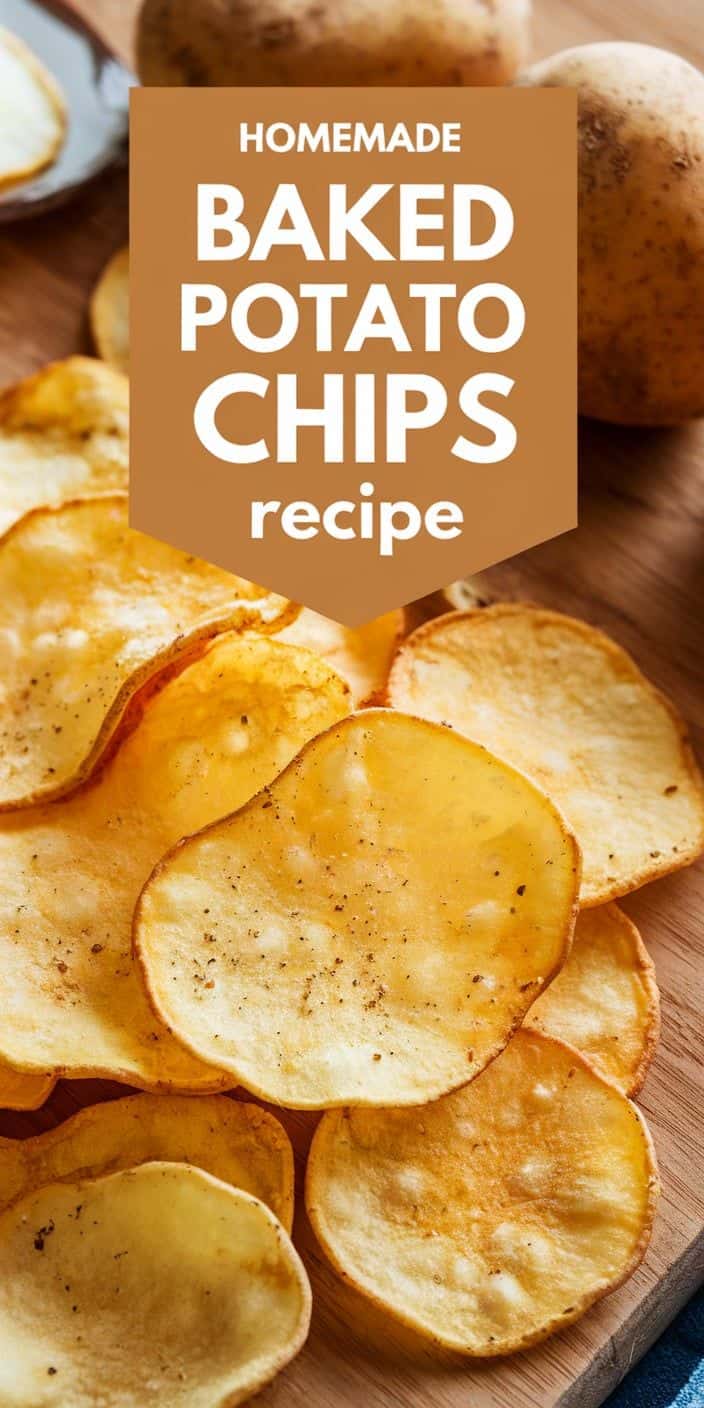 Homemade Baked Potato Chips Recipe