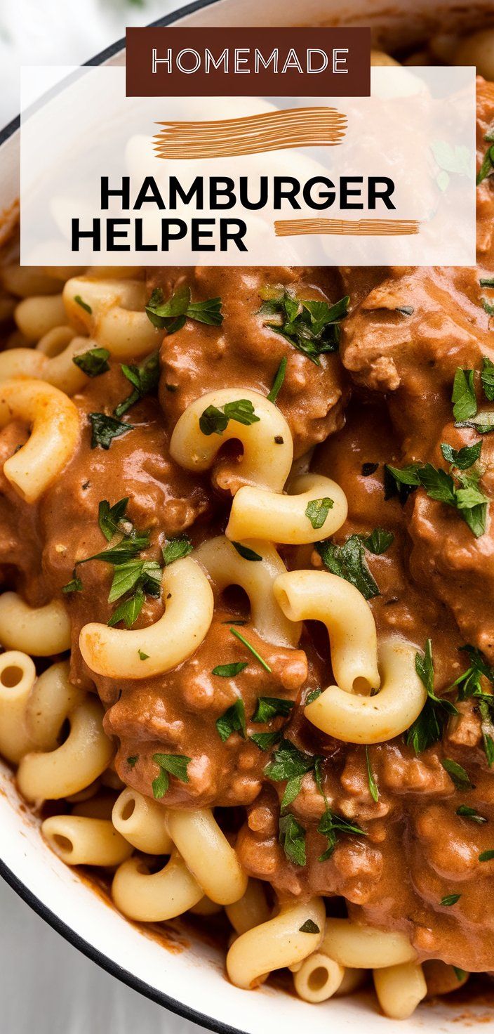 Homemade Hamburger Helper