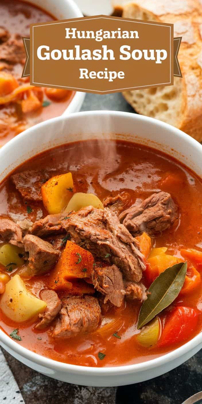 Hungarian Goulash Soup Recipe