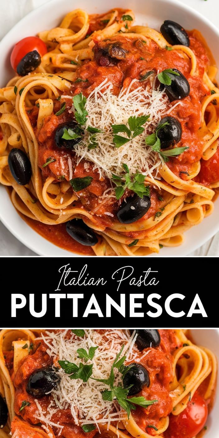 Italian Pasta Puttanesca Recipe