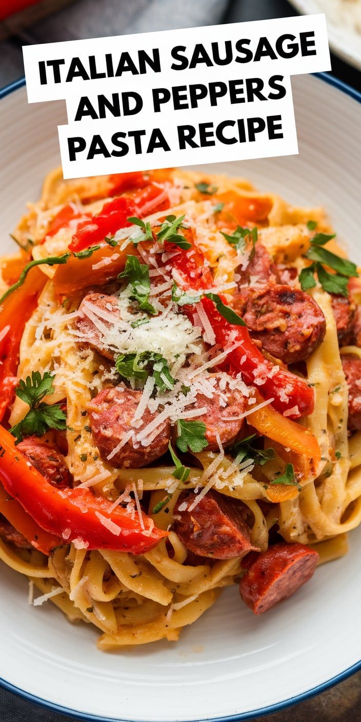 Italian Sausage and Peppers Pasta Recipe