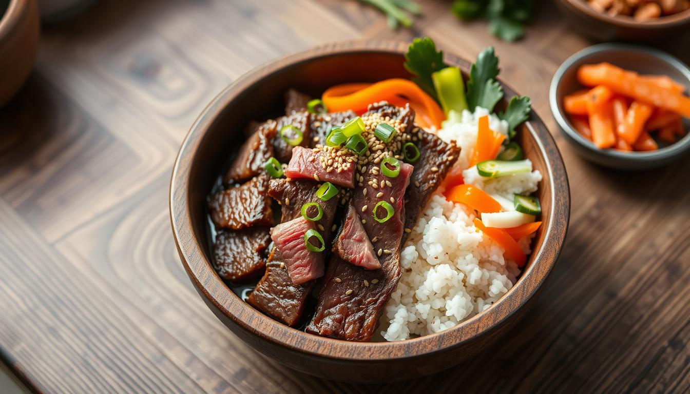 Korean Beef Bowls Crockpot Recipe