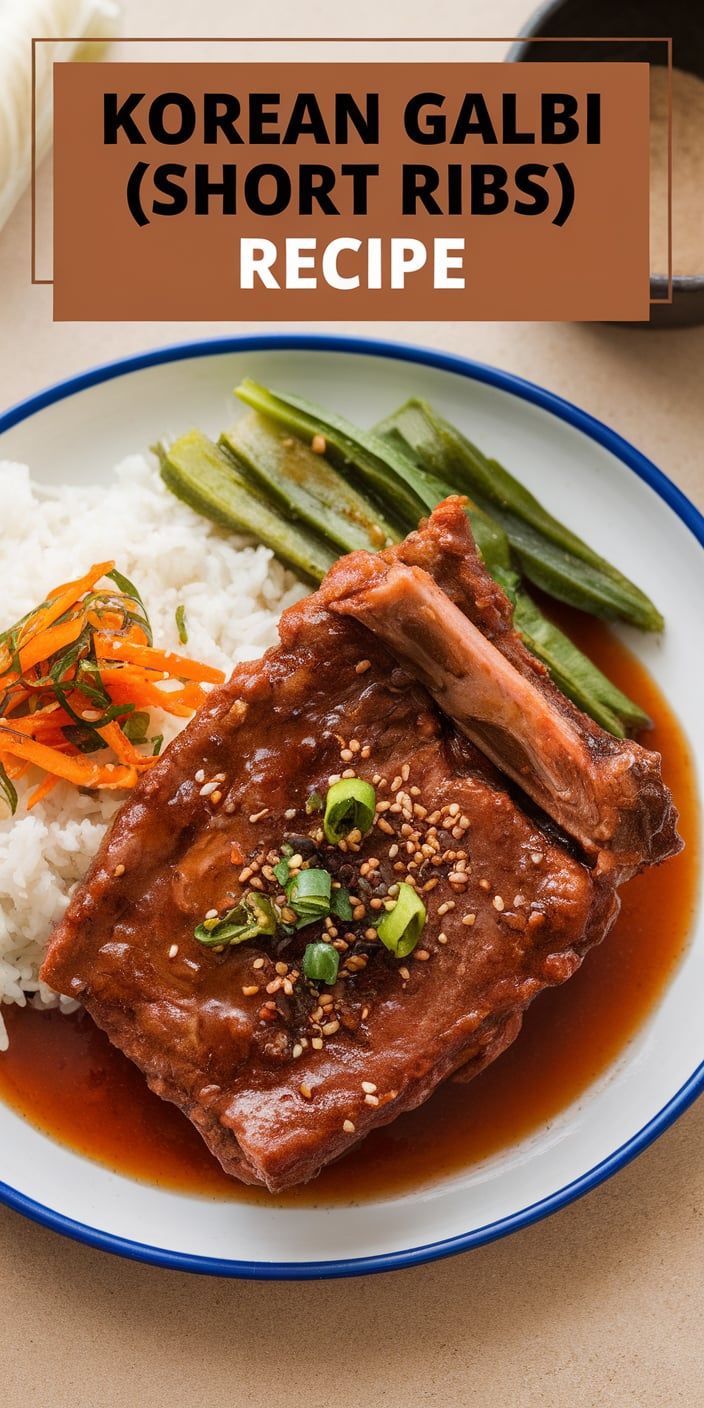 Korean Galbi (Short Ribs) Recipe