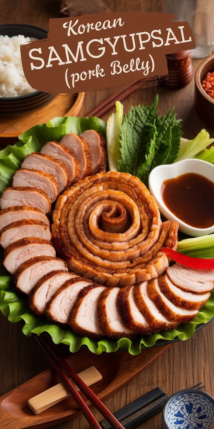 Korean Samgyupsal (Pork Belly) Recipe