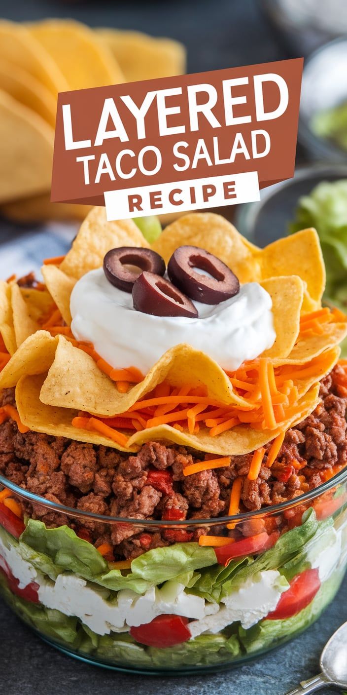 Layered Taco Salad Recipe