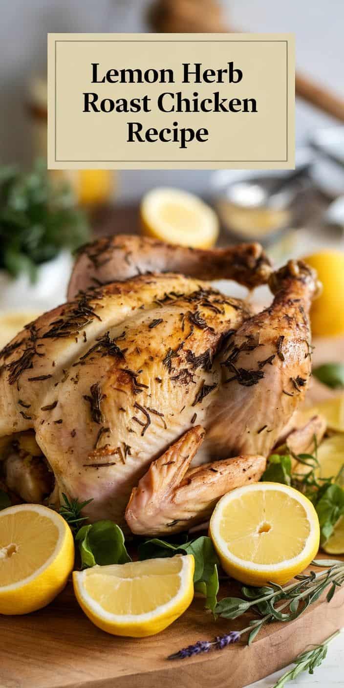 Lemon Herb Roast Chicken Recipe