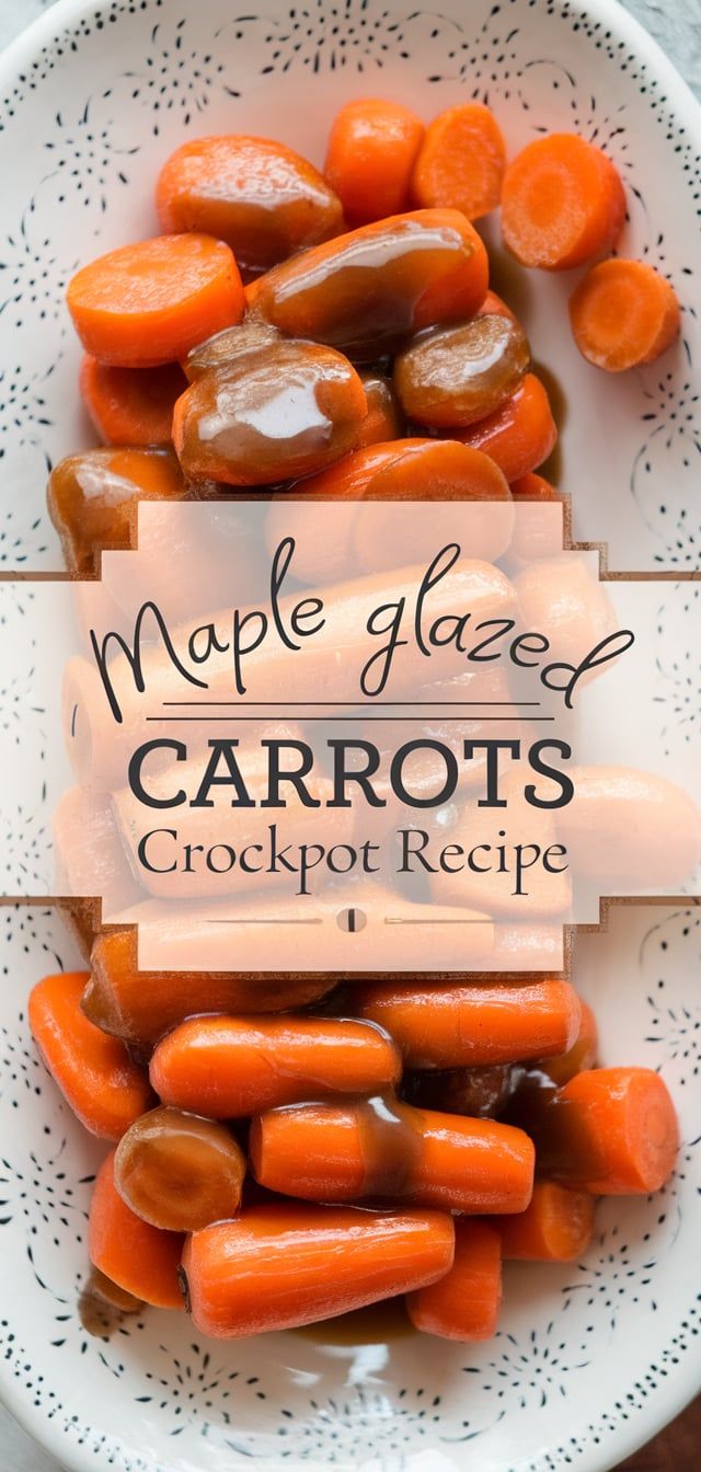 Maple Glazed Carrots Crockpot Recipe