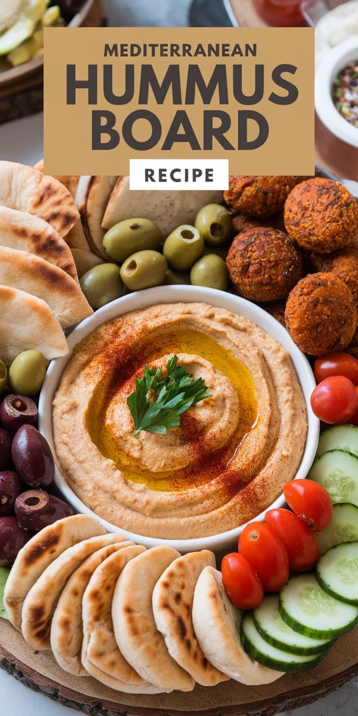 Mediterranean Hummus Board Recipe