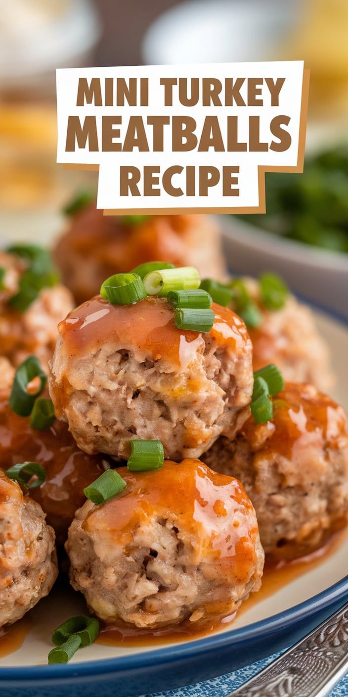 Mini Turkey Meatballs Recipe
