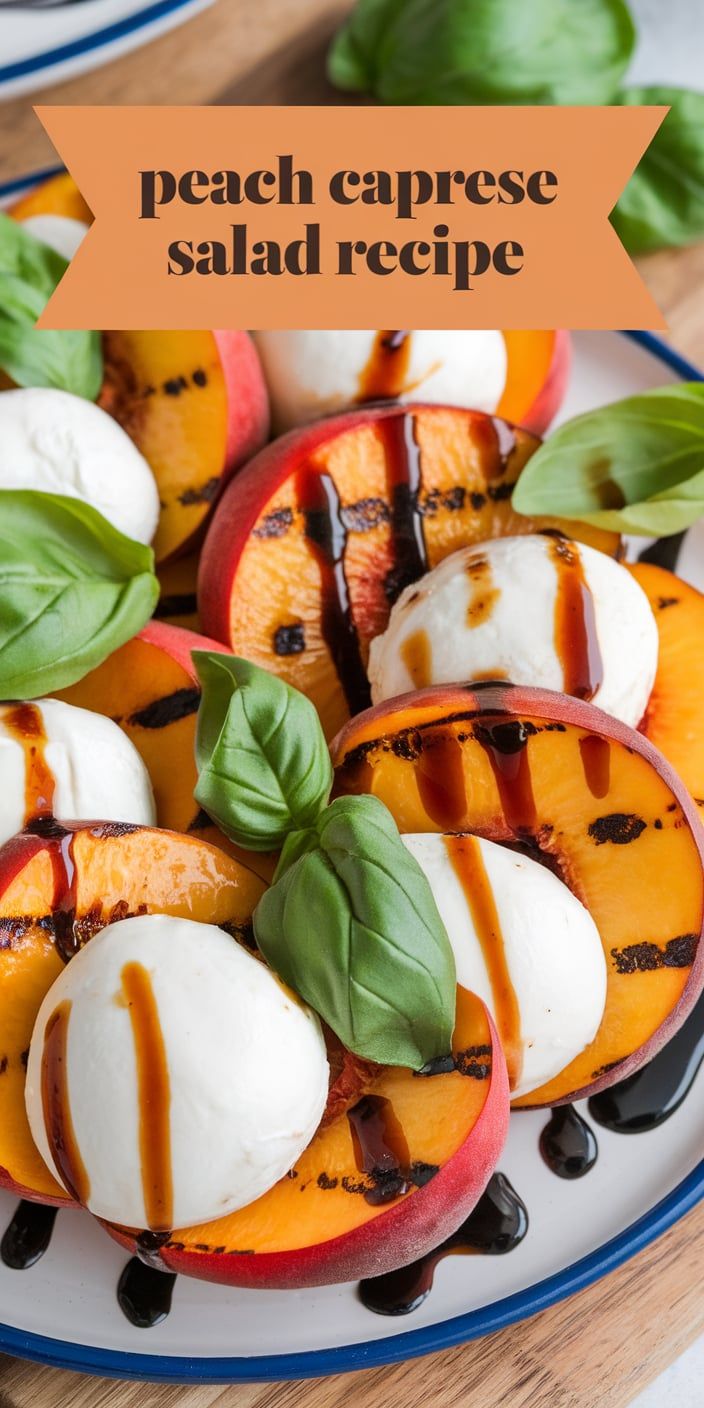 Peach Caprese Salad Recipe