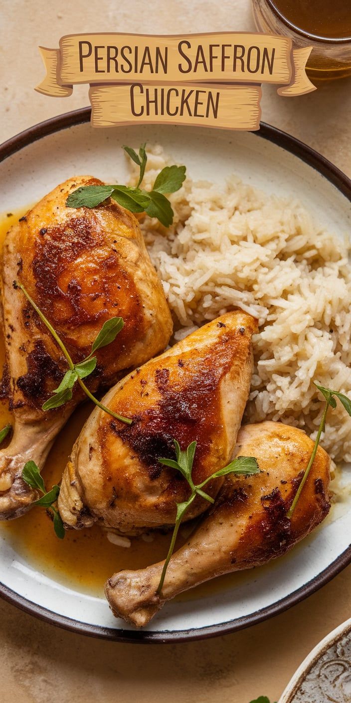 Persian Saffron Chicken Recipe