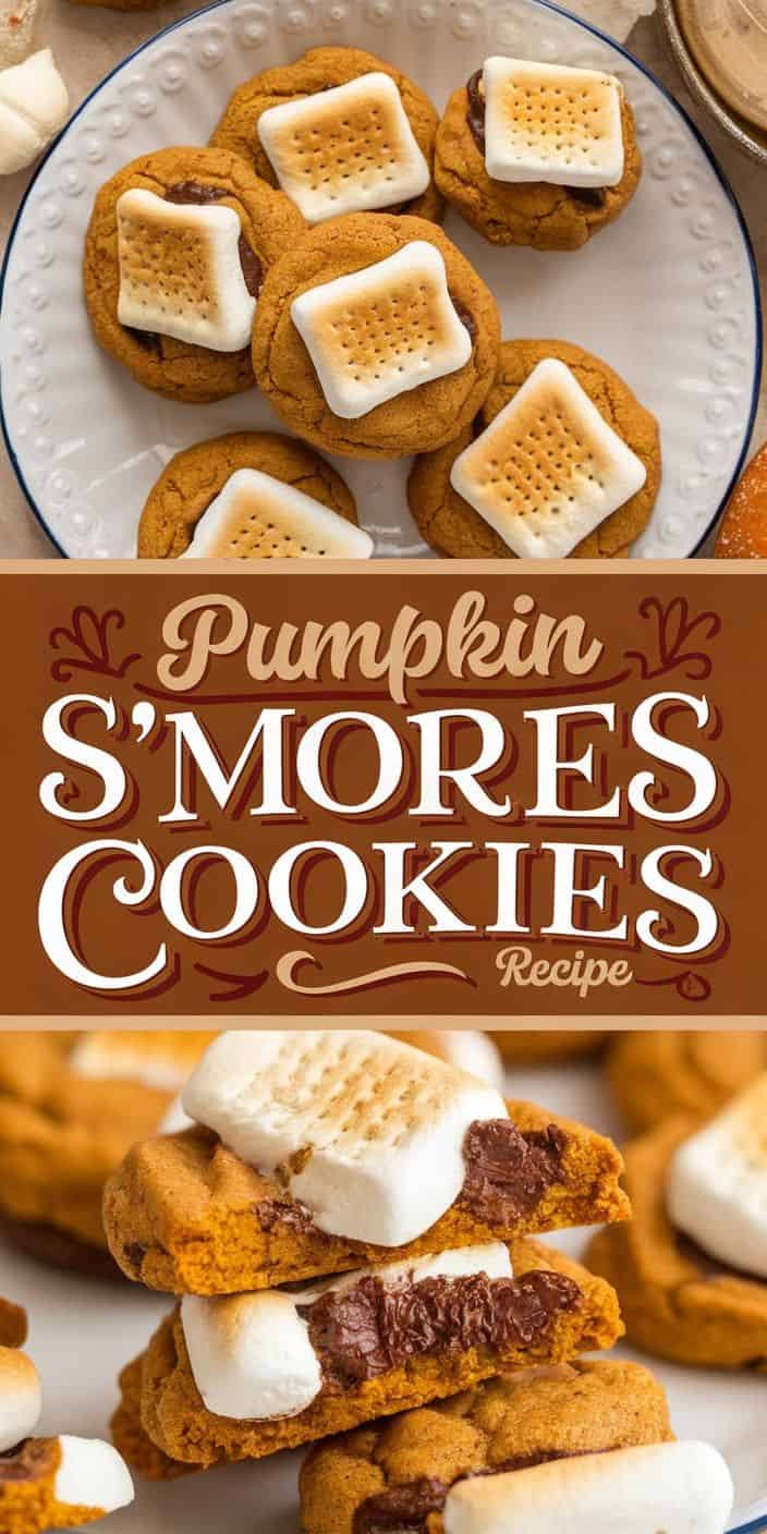 Pumpkin S’mores Cookies Recipe