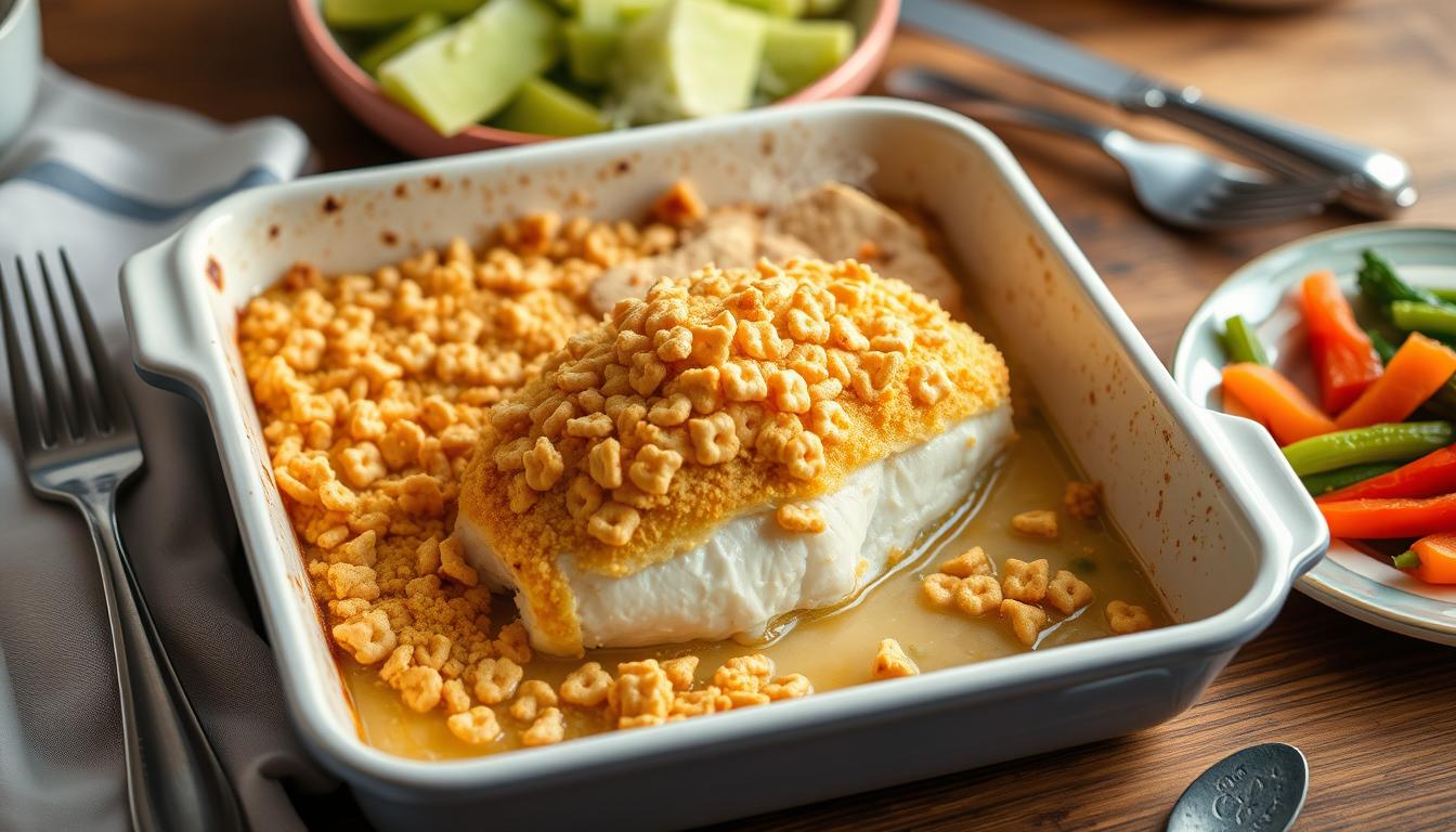 Baked Cod with Ritz Cracker Topping Recipe