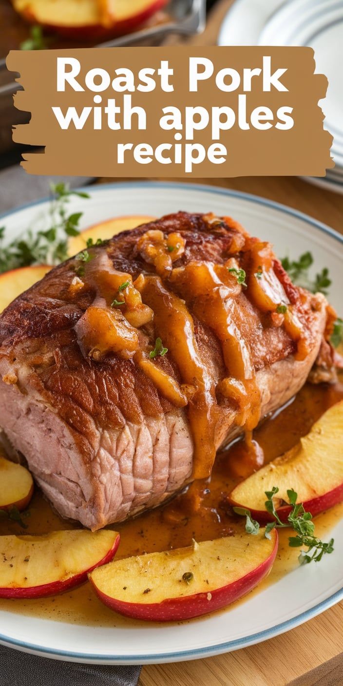 Roast Pork with Apples Recipe