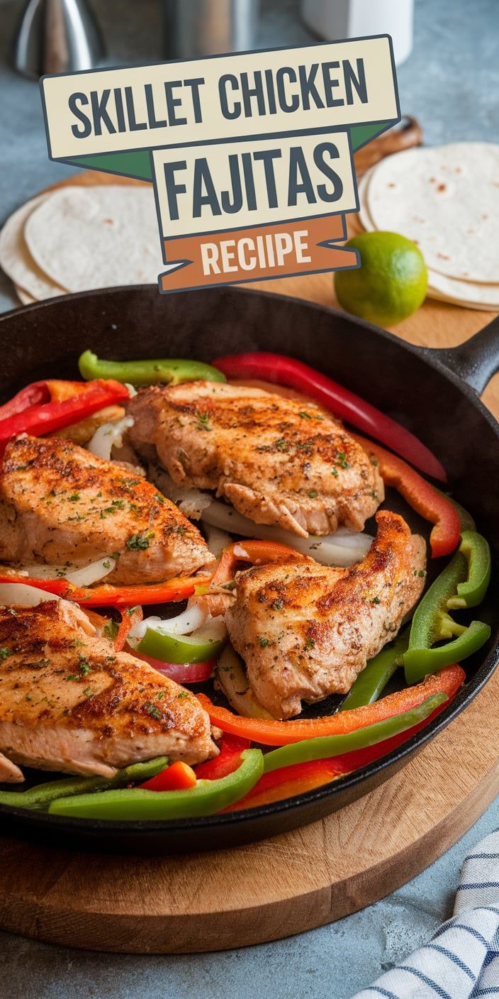 Skillet Chicken Fajitas Recipe