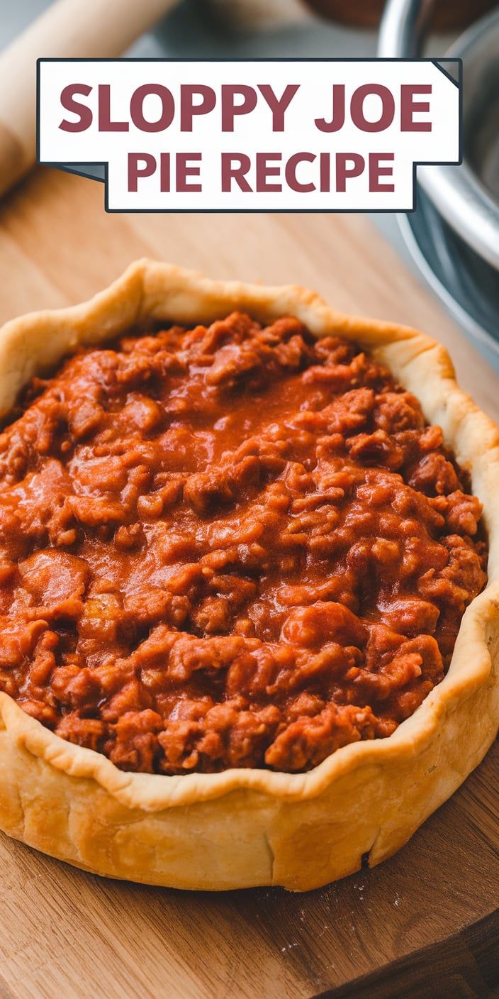 Sloppy Joe Pie Recipe