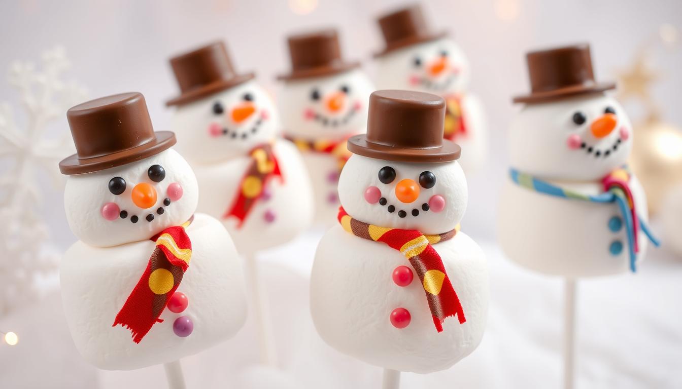 Snowman Marshmallow Pops Recipe