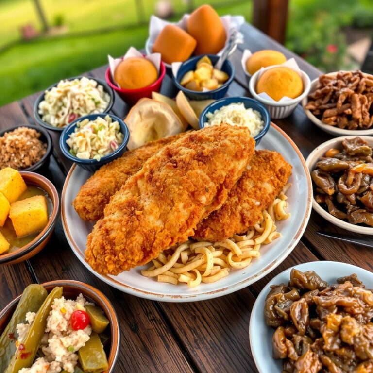 Southern Fried Catfish with Coleslaw Recipe