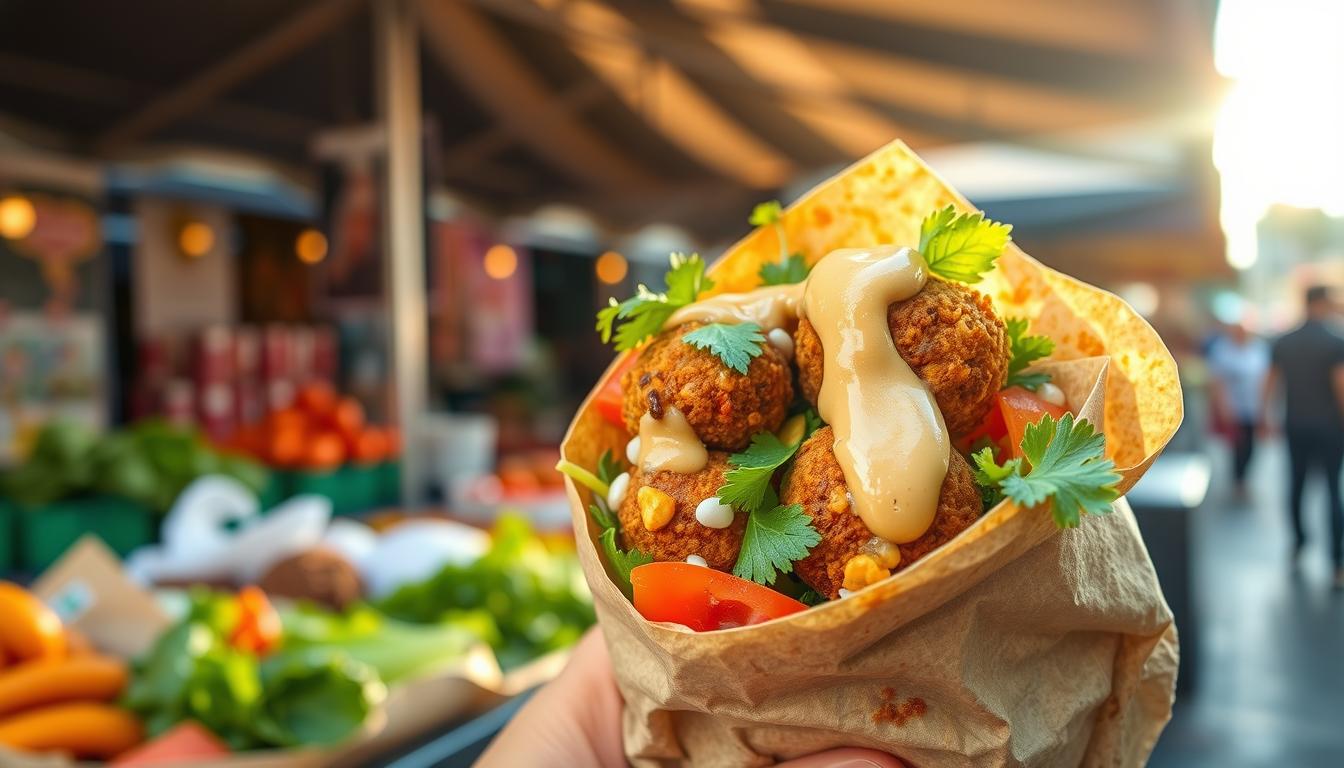 Spicy Falafel Wrap Recipe