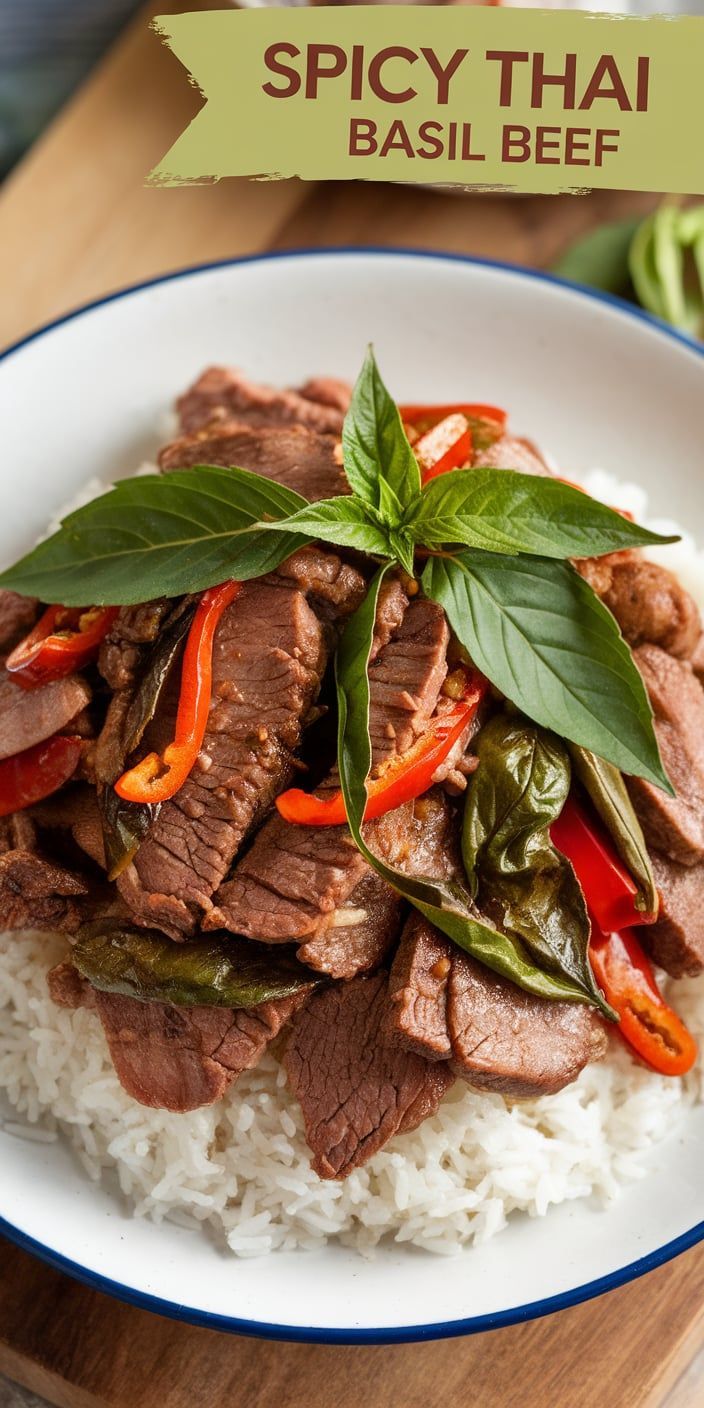 Spicy Thai Basil Beef Recipe