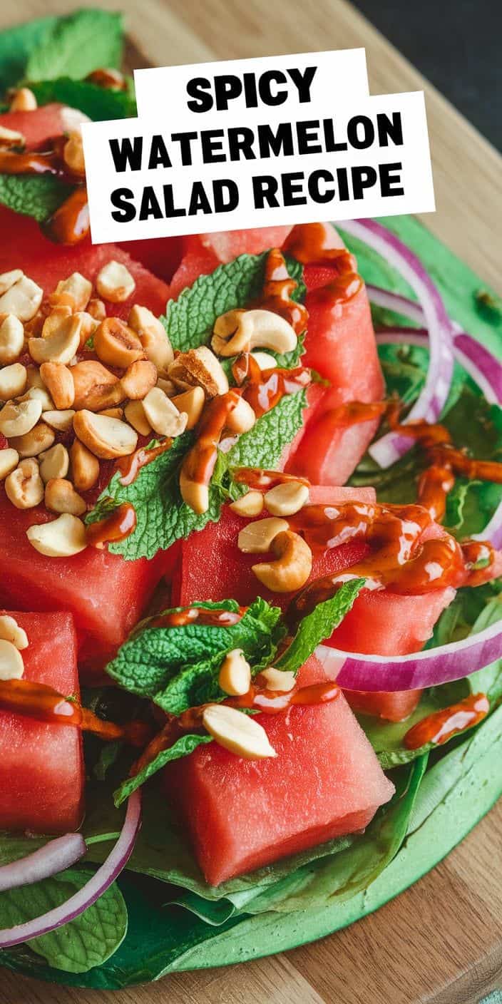 Spicy Watermelon Salad Recipe