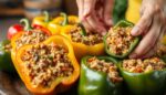 Cajun Boudin Stuffed Peppers Recipe