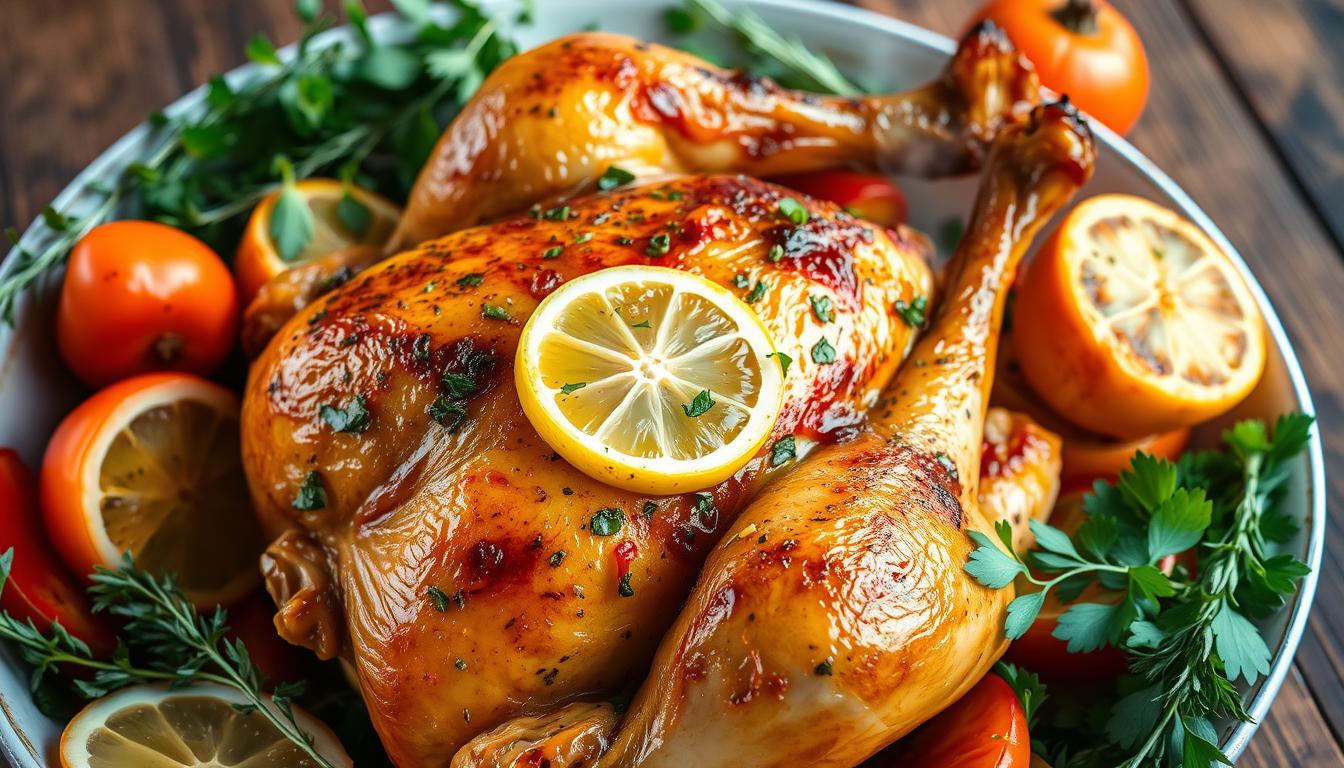 Baked Lemon Garlic Chicken Recipe