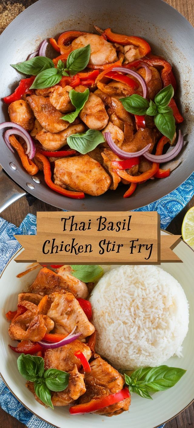 Thai Basil Chicken Stir Fry Recipe