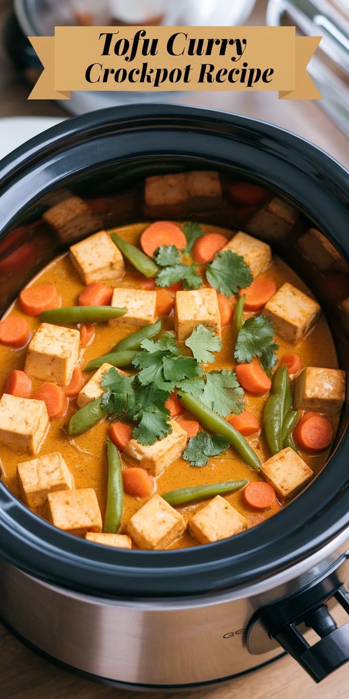 Tofu Curry Crockpot Recipe