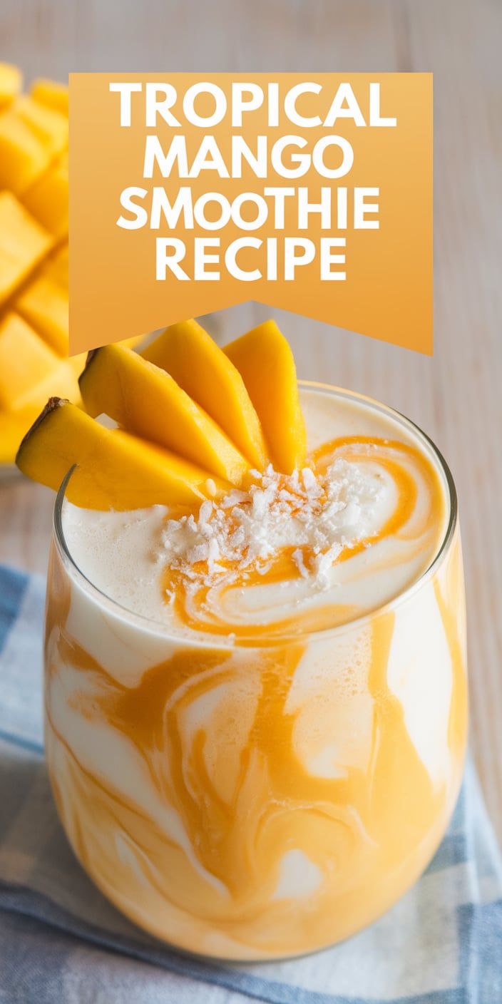 Tropical Mango Smoothie Recipe