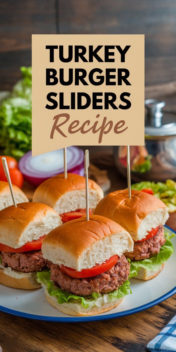 Turkey Burger Sliders Recipe