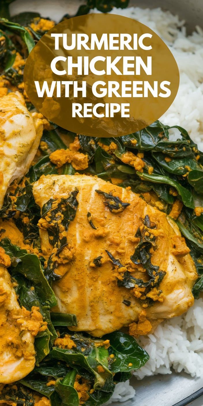 Turmeric Chicken with Greens Recipe