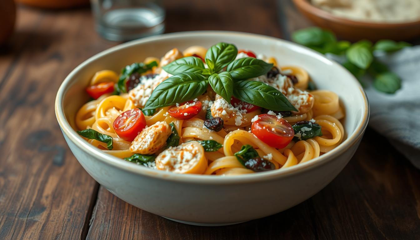 Tuscan Chicken Pasta