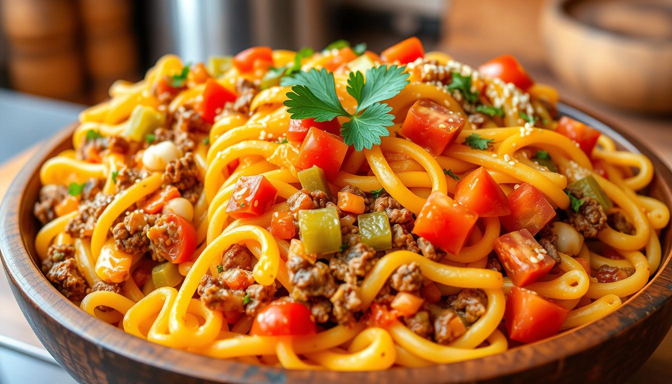 Cheeseburger Pasta