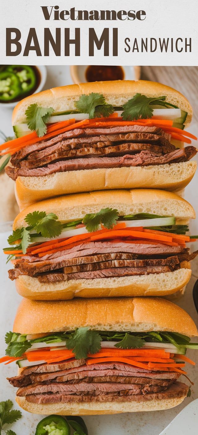 Vietnamese Banh Mi Sandwich Recipe